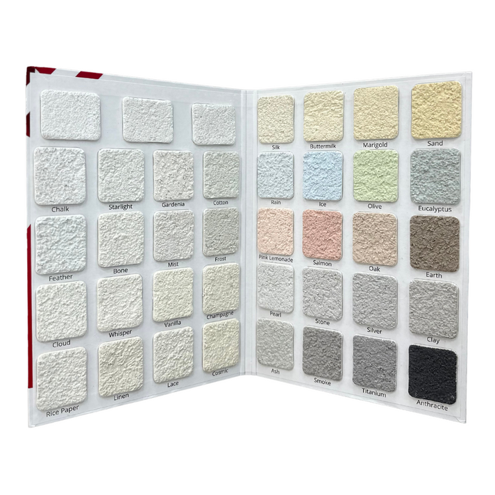 Thin Coat Render Colour Chart – The Rendering Suppliers UK